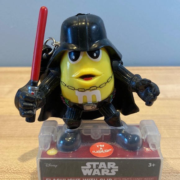 Disney | Other | Star Wars Yellow Mm Darth Vader Flashlight W Clip Nip ...